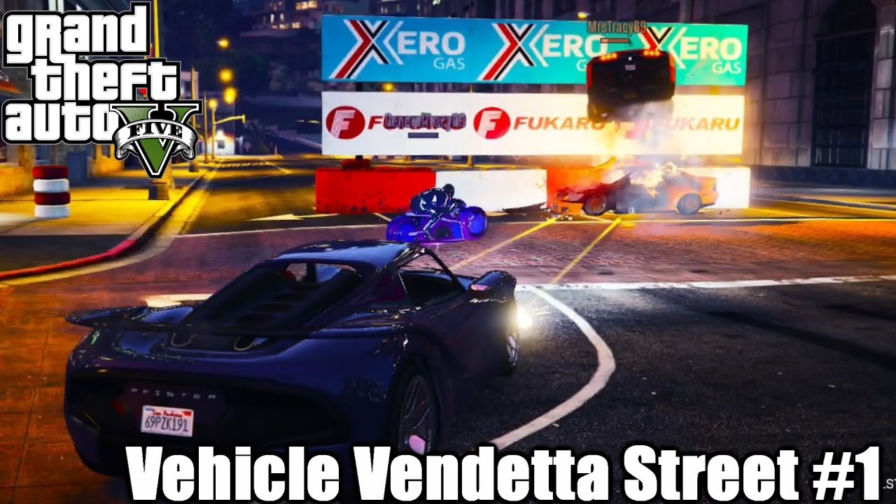 GTA5 Adversary mode - Vehicle Vendetta Street 2 #1 - YouTube