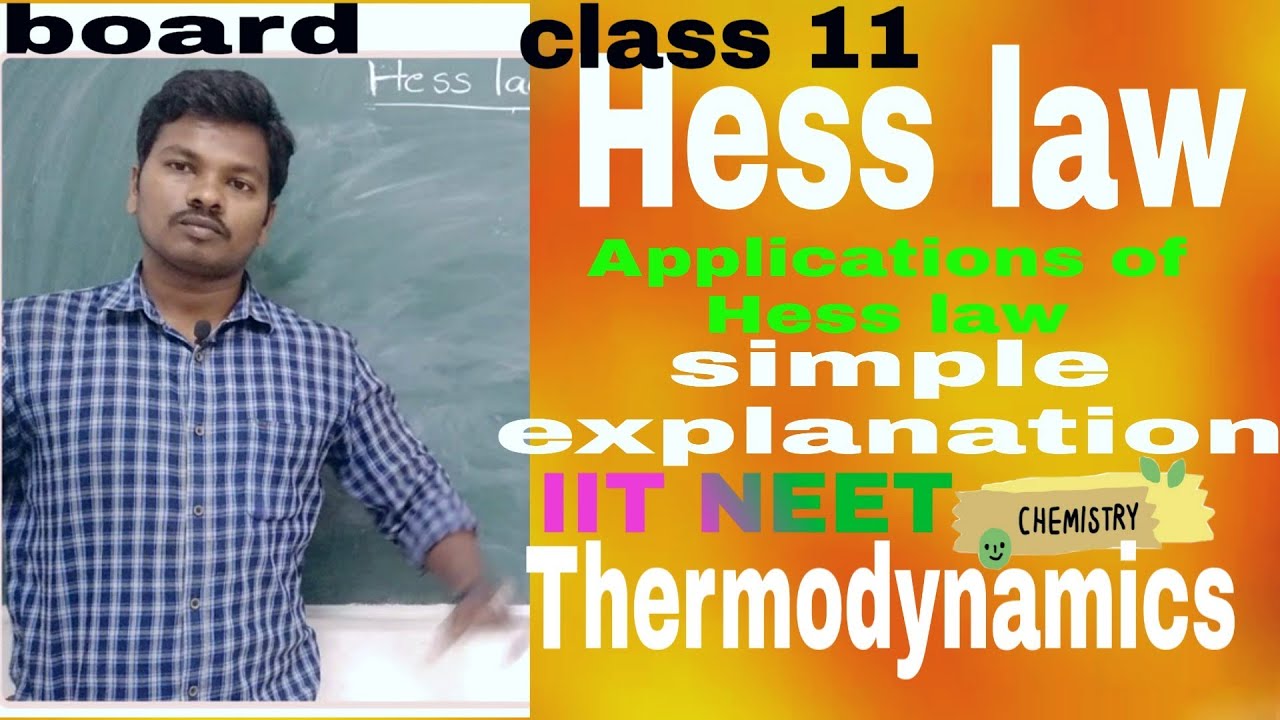 what is Hess law and Hess law application - YouTube