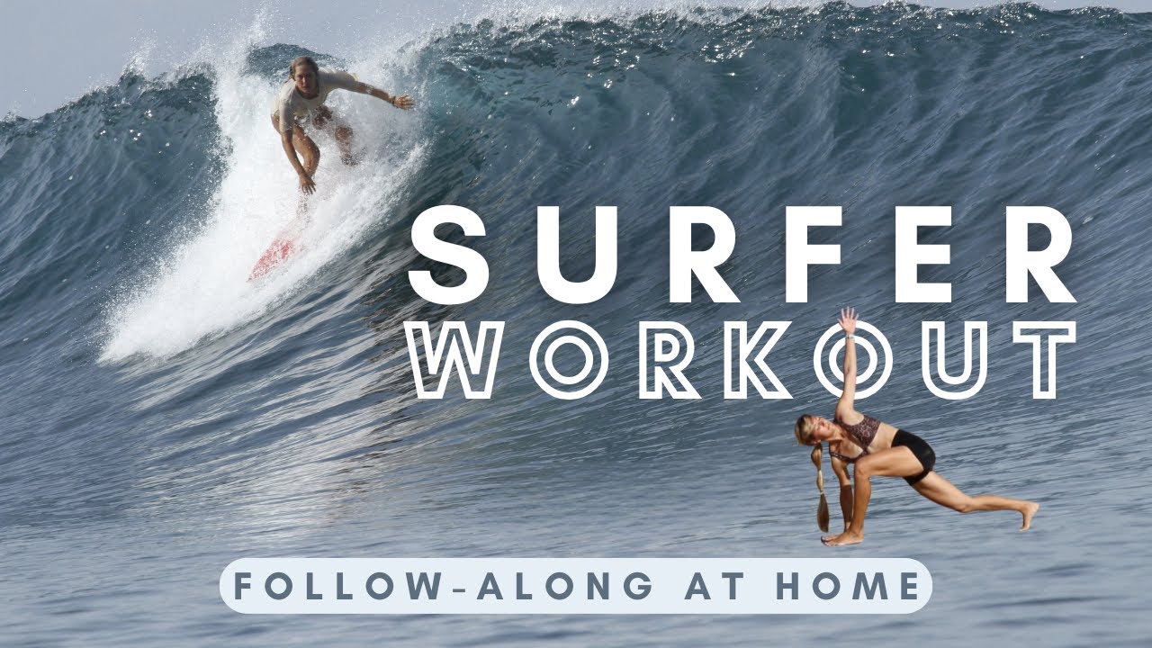 10 K STEPS WALKING WORKOUT FOR SURFERS | low impact surf training | 10 ...