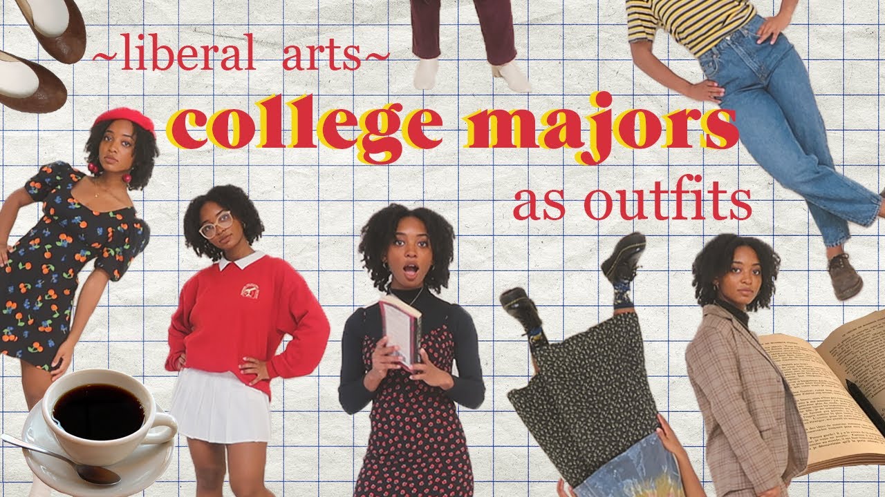 dressing like different ~liberal arts~ college majors - YouTube