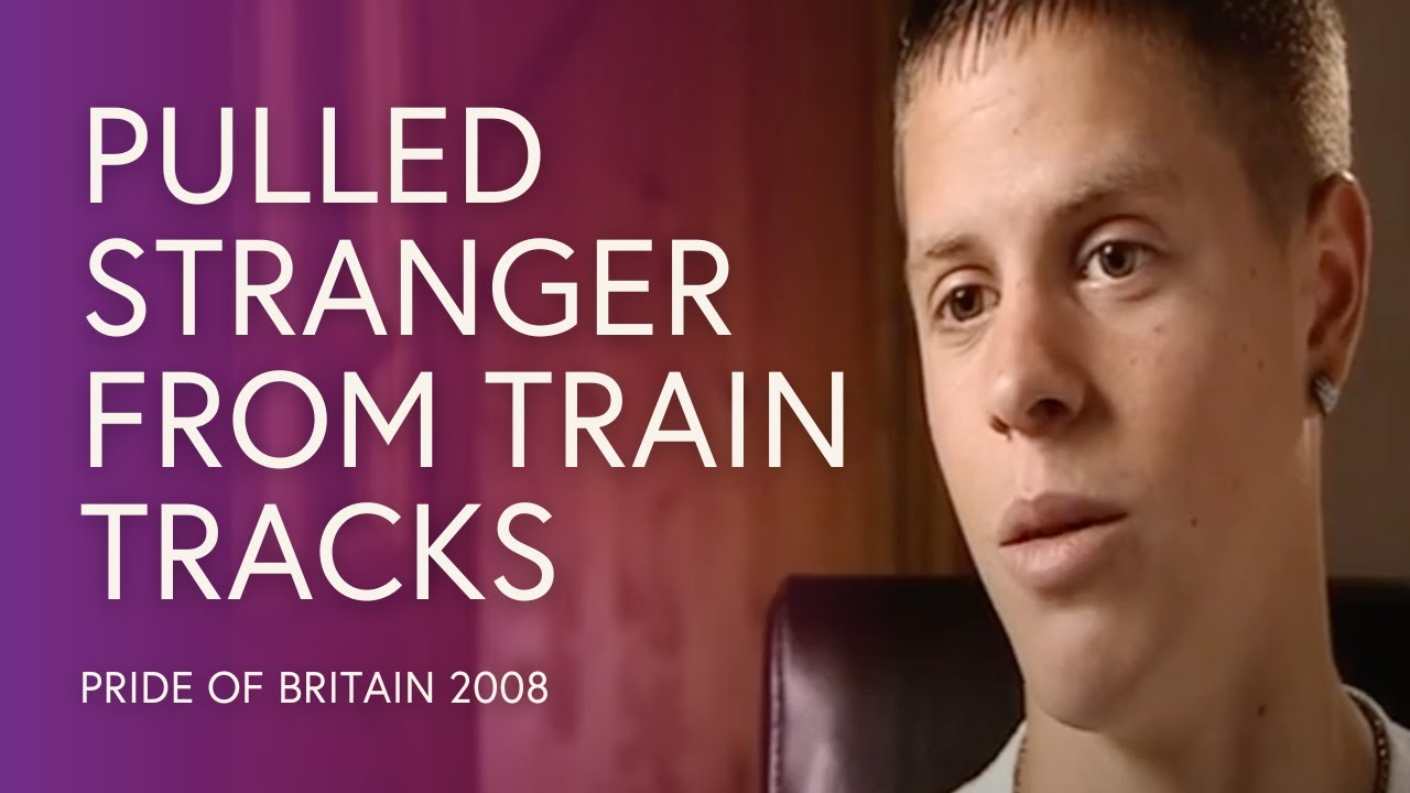 Carl Duval: Teenager Jumps on Railway Line to Save a Stranger | Pride of Britain 2008 - YouTube
