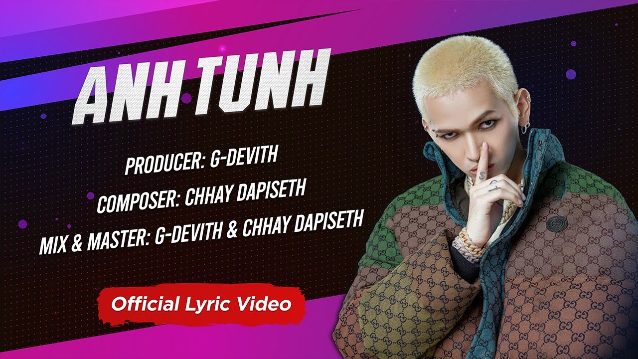 ANH TUNH - G-Devith [ Official Lyrics Video ] - YouTube