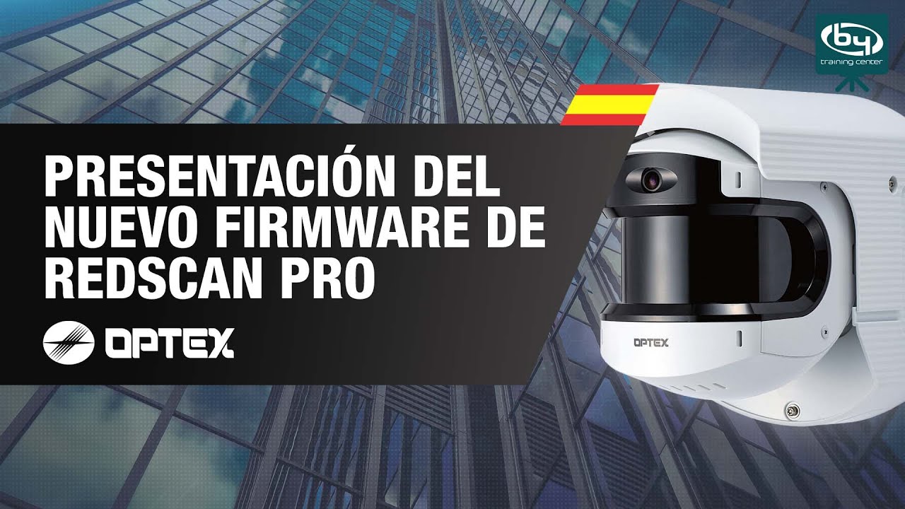 Presentación del nuevo firmware de Redscan Pro - OPTEX | By Demes - YouTube