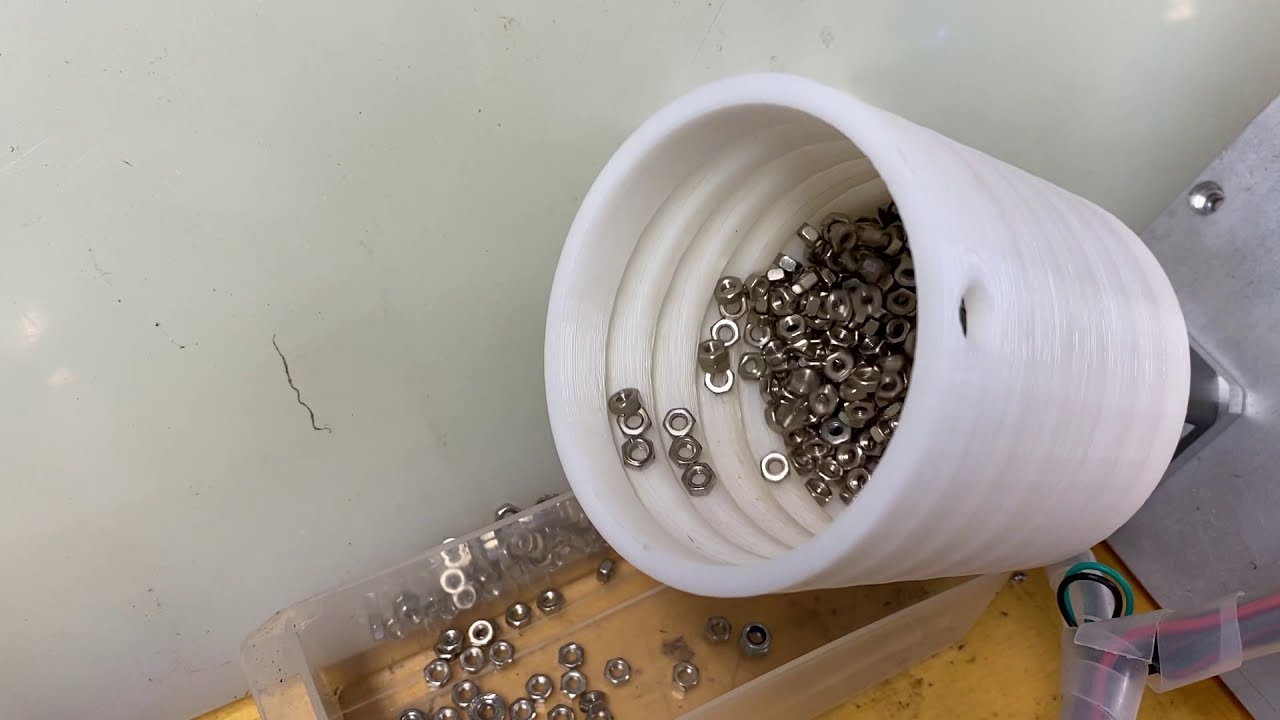 Rotary Hopper - 3d Printed Concept Demonstration Model Feeding M3 Hex ...