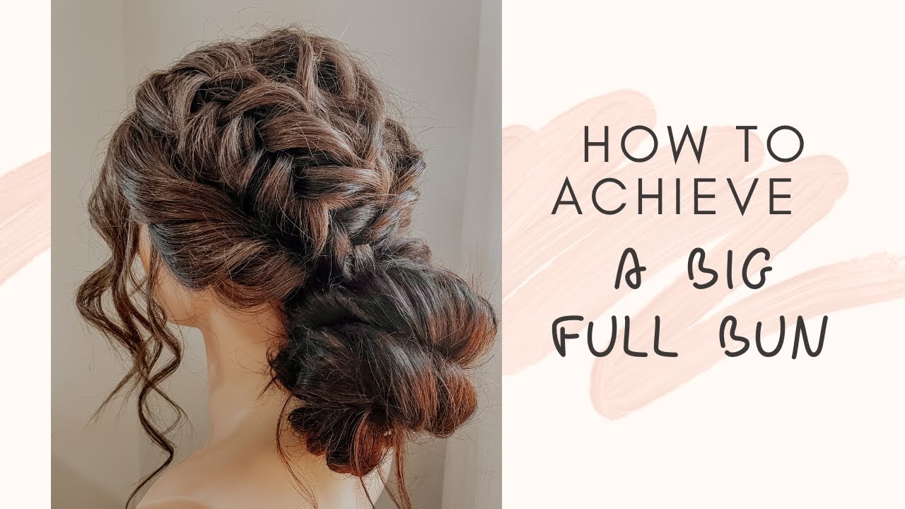 Creating a Full/big bun - YouTube