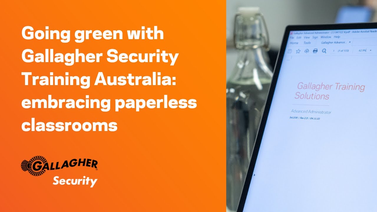 Going green with Gallagher Security Training Australia: embracing ...
