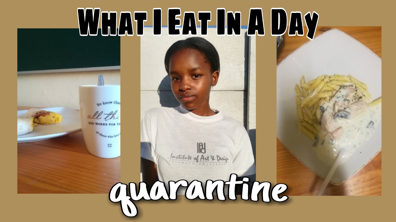 what i eat in a day in quarantine - YouTube