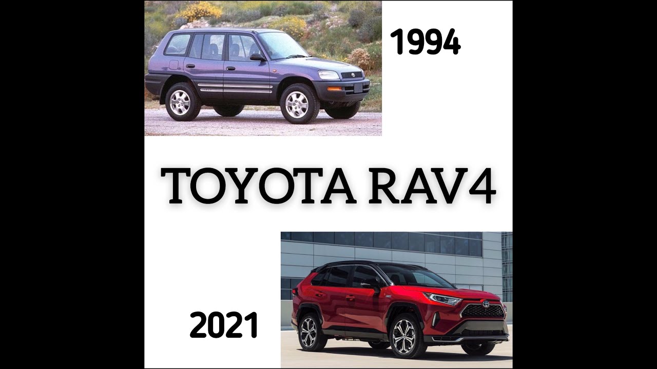 EVOLUTION OF THE TOYOTA RAV4 1994-2021 INTERIOR & EXTERIOR - YouTube