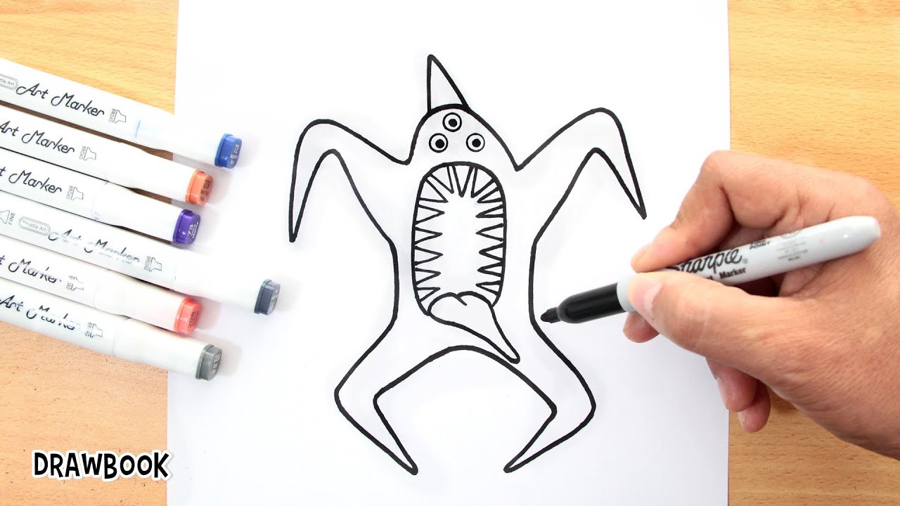 How to draw NABNAB (step-by-step) | Garten of Banban 2 - YouTube