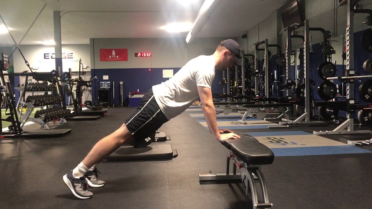 Bench Push Up - YouTube