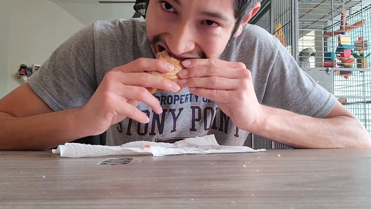 Teddy Rubskin's mcgriddle burger - YouTube