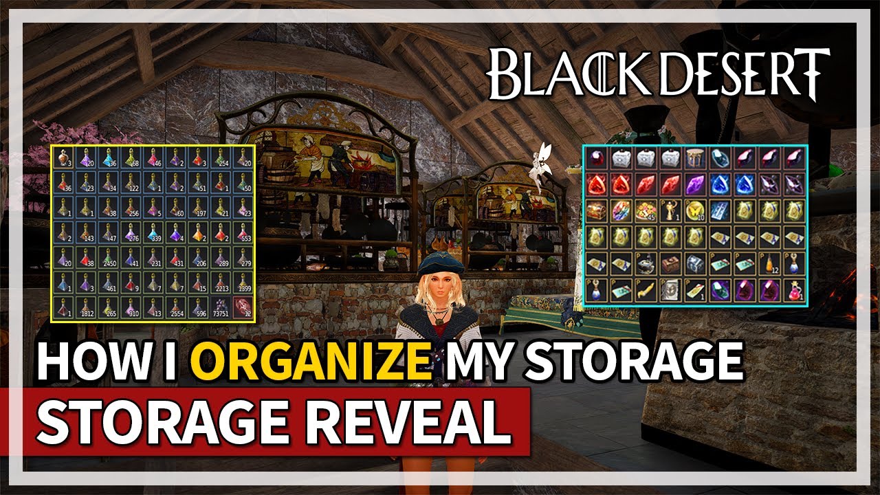 How I Organize my Town Storages Revealed | Black Desert - YouTube