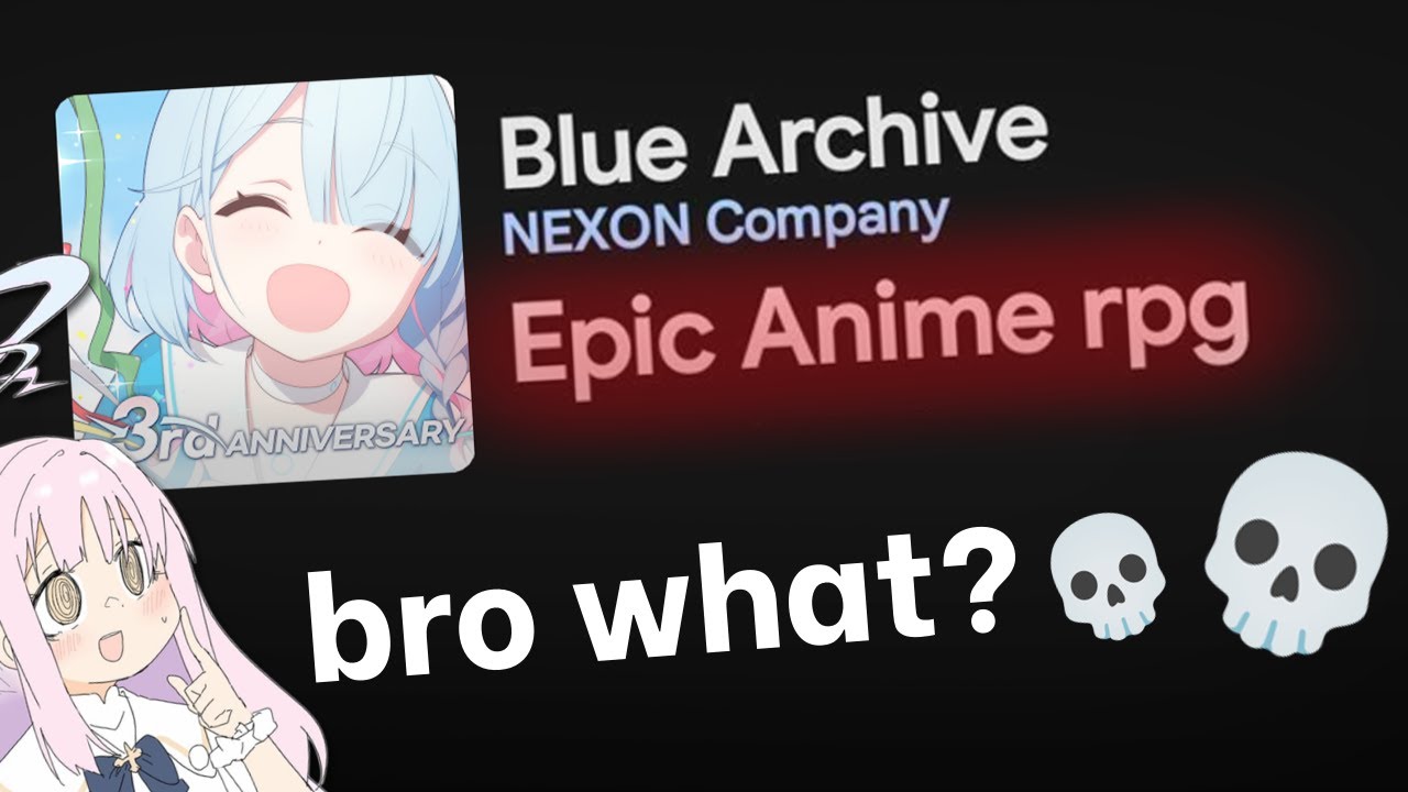 the blue archive situation is crazy… - YouTube