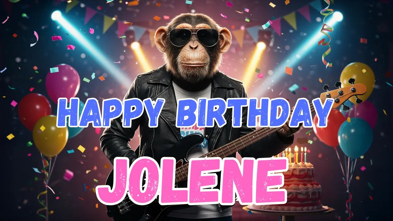 JOLENE Happy Birthday Song - Happy Birthday to Jolene - YouTube