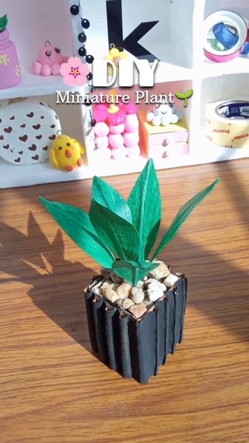 DIY mini plant🌱||Home decor ideas |#diy#miniature#plants#handmade# ...