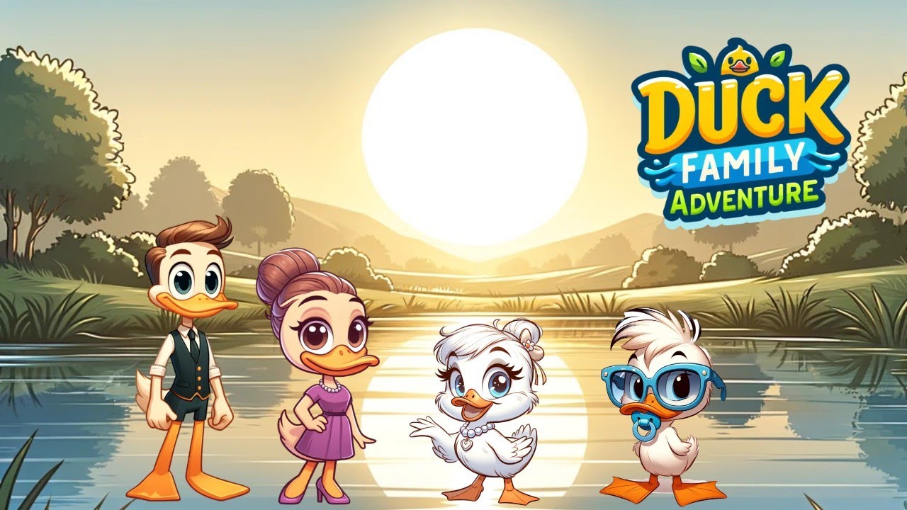 Duck Family Adventure - ANIMATED STORY TIME FOR KIDS IN ENGLISH - YouTube