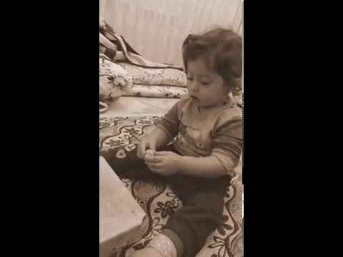 Canım kızım poğaça yaparken;)