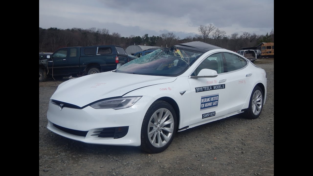 Parting Out 2016 Tesla Model S 60 IIHS Test Vehicle Stock # 170349 Walk ...