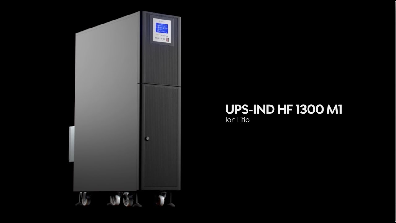 UPS con baterías de Litio | UPS IND HF 1300 M1 - ION Litio - YouTube