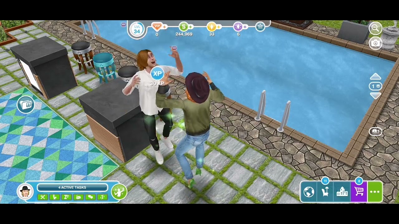 How to reach Nemesis on "The Sims FreePlay" - YouTube