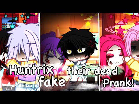 Huntrix fake their dead prank||Kpop demon hunters||gacha club 