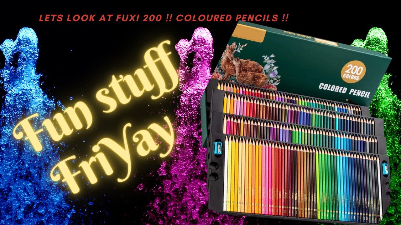 Fun Stuff FriYay !! OBOS 200!! Colored pencils Review and speed color ...