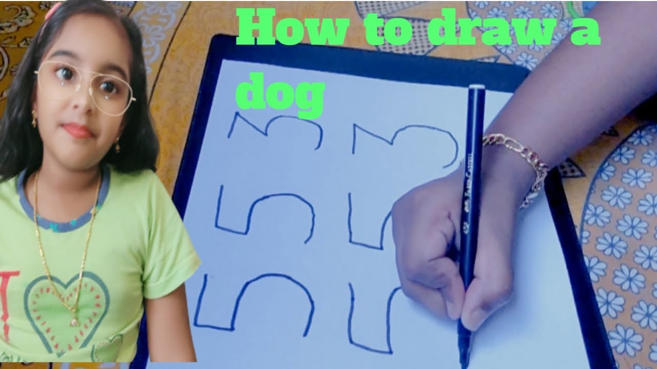 How to Draw A Dog From Numbers 553 || Very Easy for Kids ||Geo's Family ...