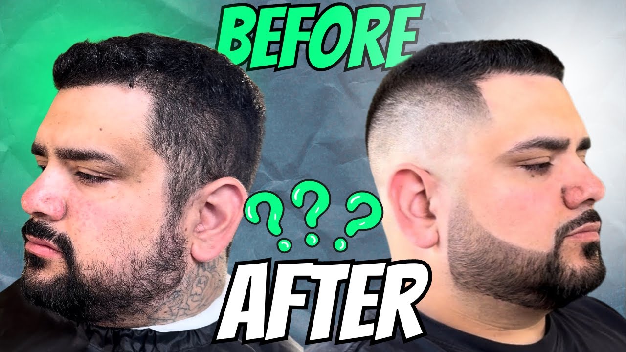 Pompadour Haircut - How To Do a Mid Razor Fade Pompadour - YouTube