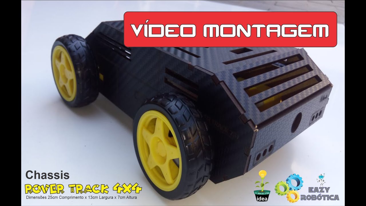 ROVER TRACK, MONTAGEM, idea arts, Robótica educacional, Kits ...