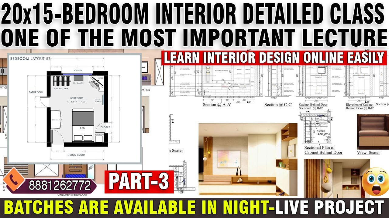 Part 3 20x15 Bedroom Interior Detailed Class Live One Of The Most ...