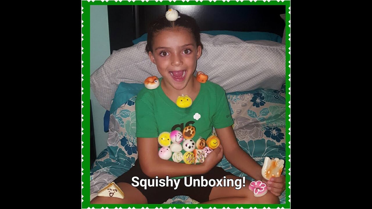 My first squishy video! Squishy Unboxing (20 pieces) - YouTube