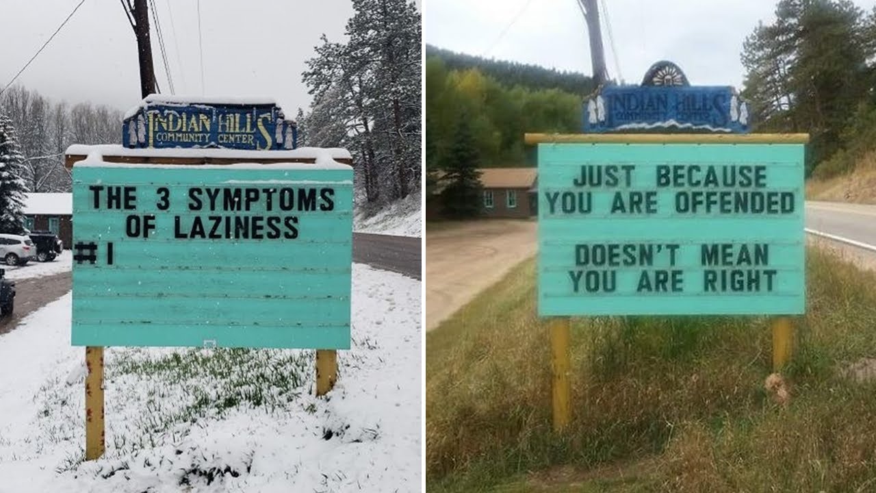 The Funniest Signs Ever, And The Puns Are Priceless - YouTube