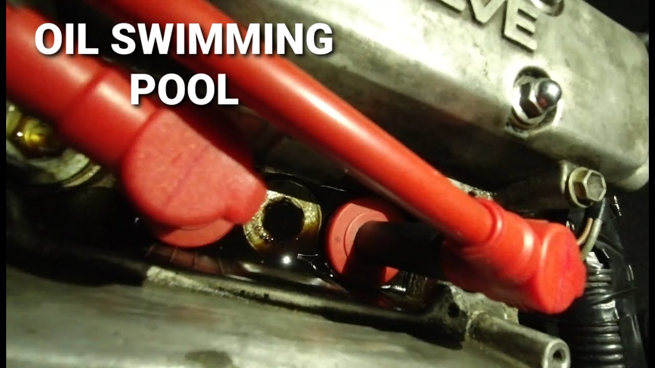 4AGE Oil In Spark Plug Valley | How to change 4AGE Valve Cover Seal ...