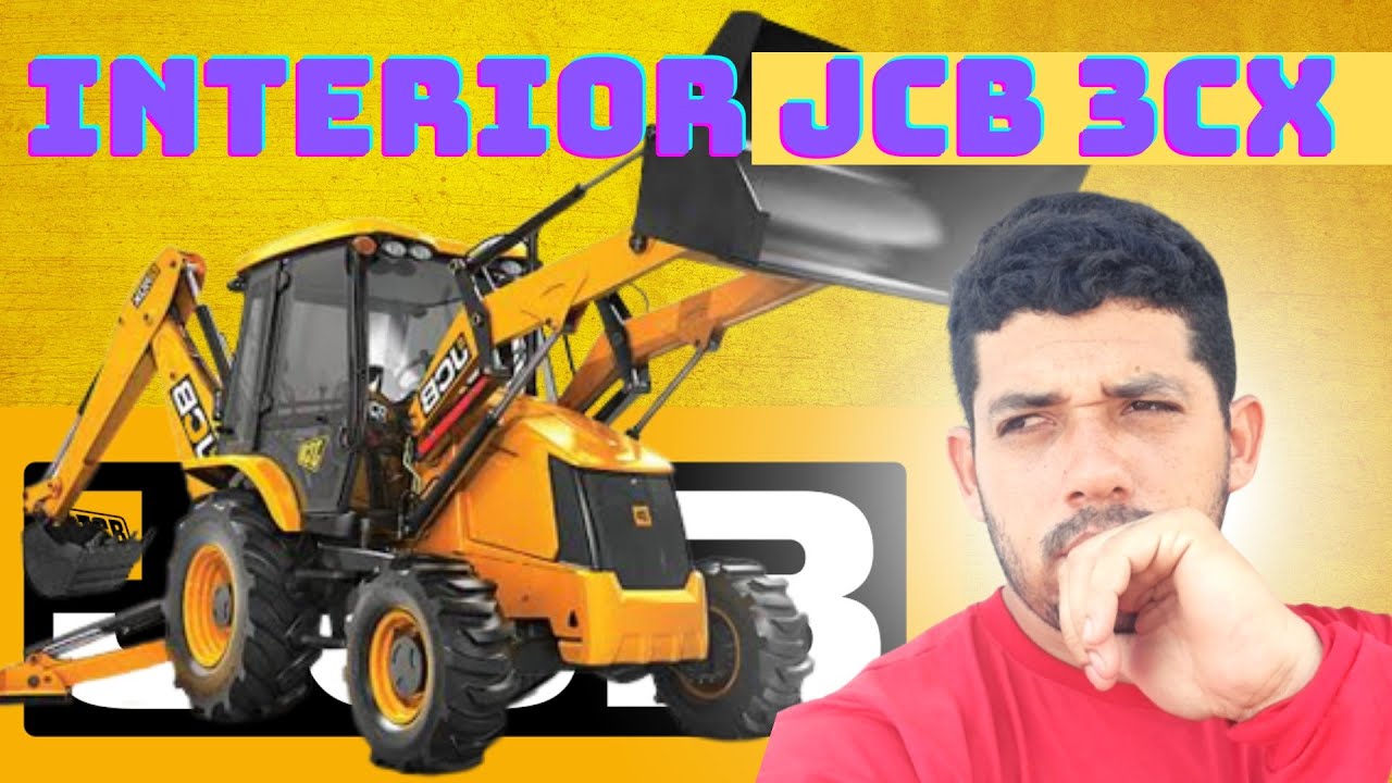 interior da retroescavadeira jcb 3cx/dentro da retro escavadeira jcb ...