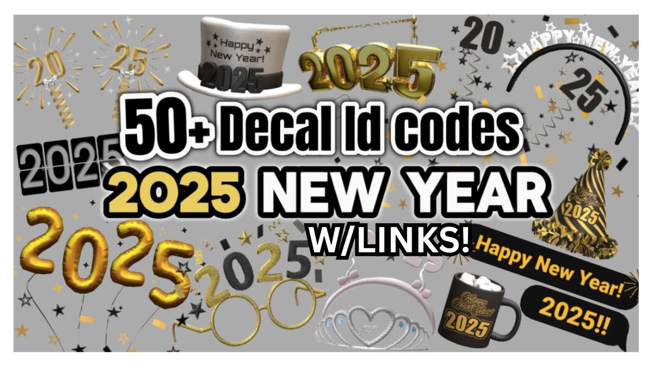 ☆🎉 NEW YEAR 2025 id codes { w/LINKS! }| All Roblox games |Faiyes codes ...