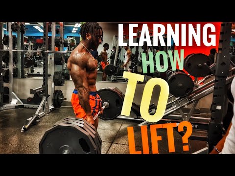 The proper technique for lifting weights @Broly Gainz - YouTube
