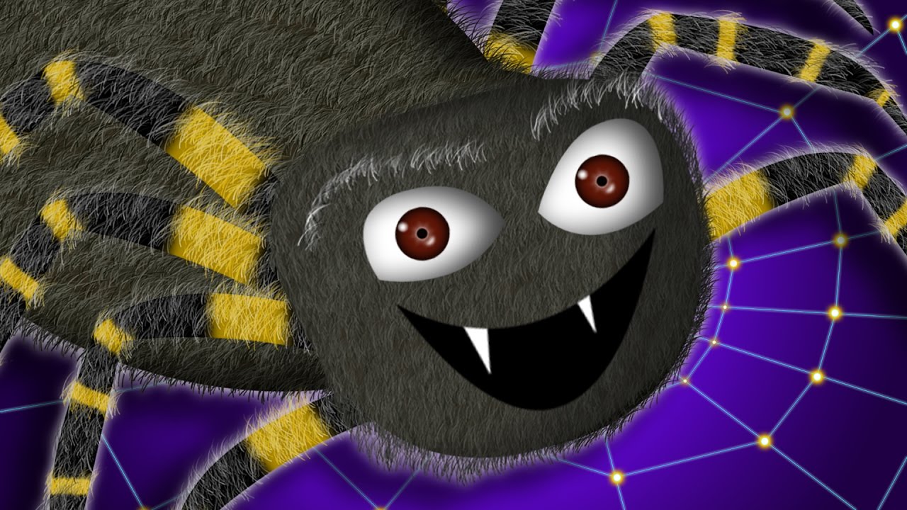 Scary Spider Cartoon
