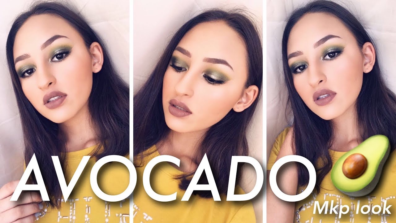 AGUACATITO/AVOCADO MAKEUP LOOK - YouTube