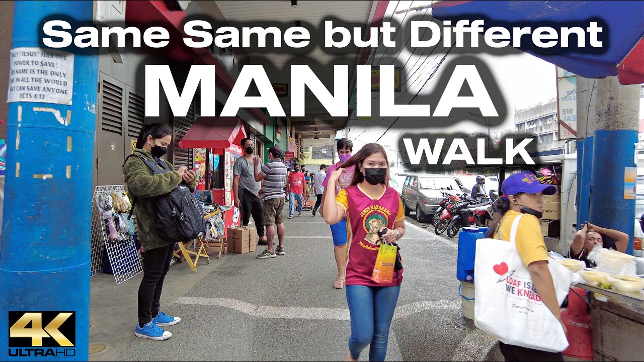 Walking MANILA PHILIPPINES [4K] - YouTube