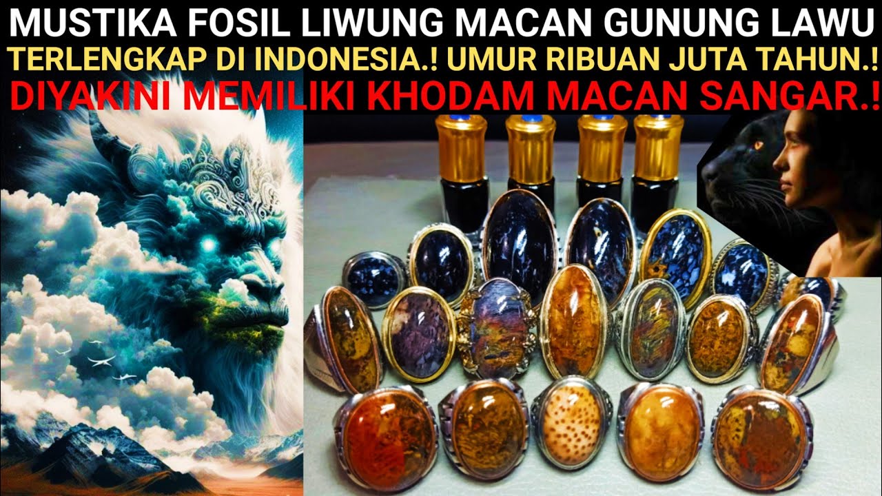 Fosil LIWUNG MACAN Gunung LAWU.! Terlengkap di INDONESIA, Diyakini ...