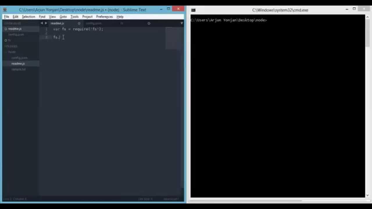 node js JSON parse config json to object 720p - YouTube