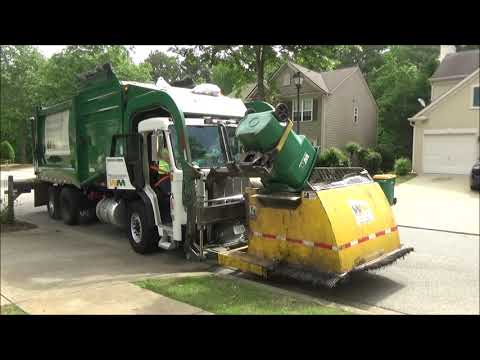 Waste Management- Peterbilt 520 Heil Front Loader with Curotto Can ...
