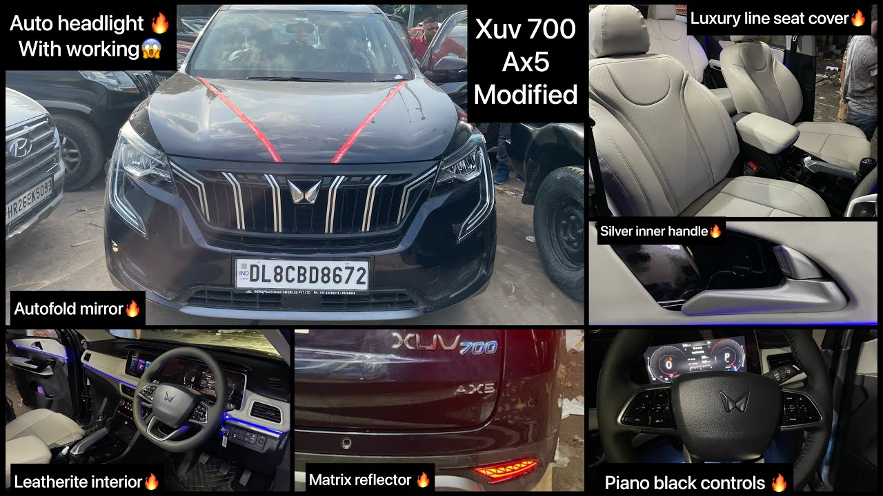 Xuv700 modified xuv700 modification Xuv700 autofold orvm Xuv700 full ...