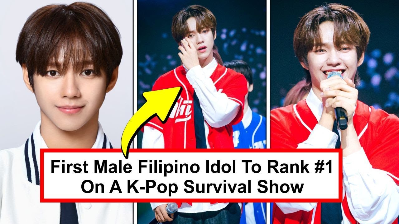Meet The First Male Filipino Idol To Rank #1 On A K Pop Survival Show ...