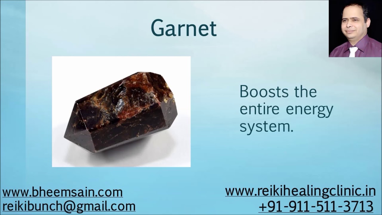 crystal healing 10(Peach Aventurine, Azurite, Unakite, Garnet) II Bheem ...