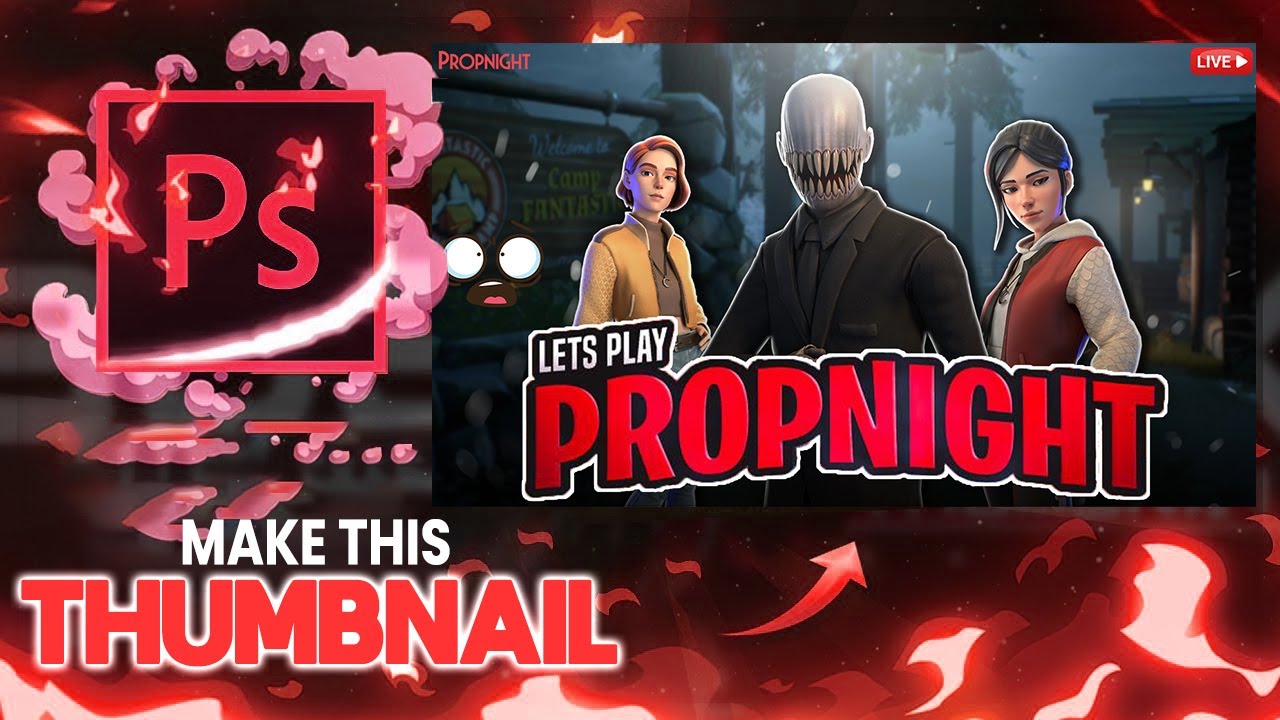 Propnight Thumbnail Tutorial | How to make Propnight Thumbnail in PC ...