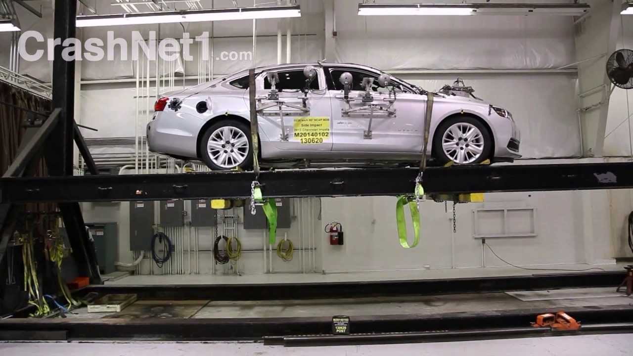 2014 Chevrolet Impala | Side Crash Test Documentation | CrashNet1 - YouTube