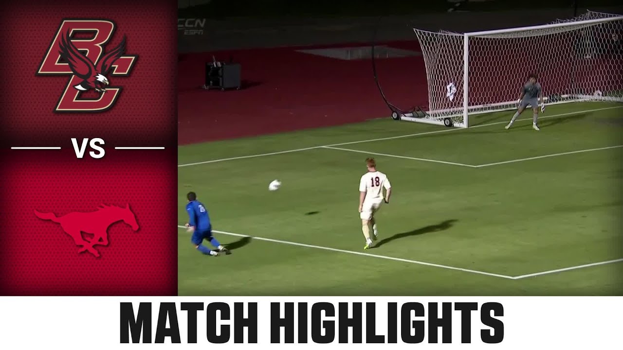 Boston College vs. SMU Match Highlights | 2024 ACC Men's Soccer - YouTube