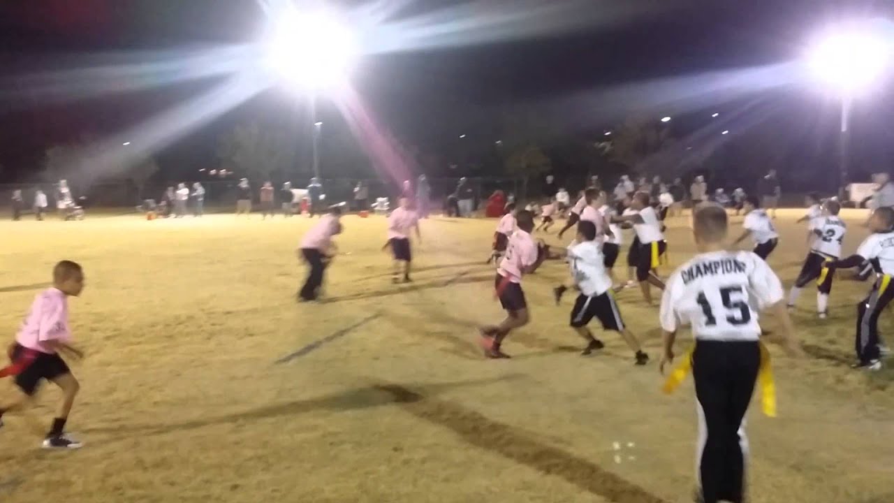 11-14-13 - Devon - Flag Football Game - This game was to honor Brooklyn ...