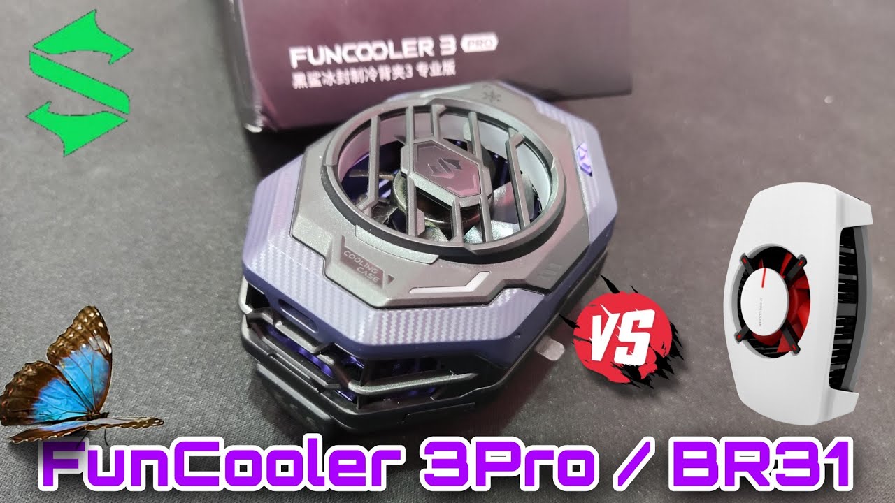 FunCooler 3 Pro / BR31 Review & Test Vs 1+ - YouTube